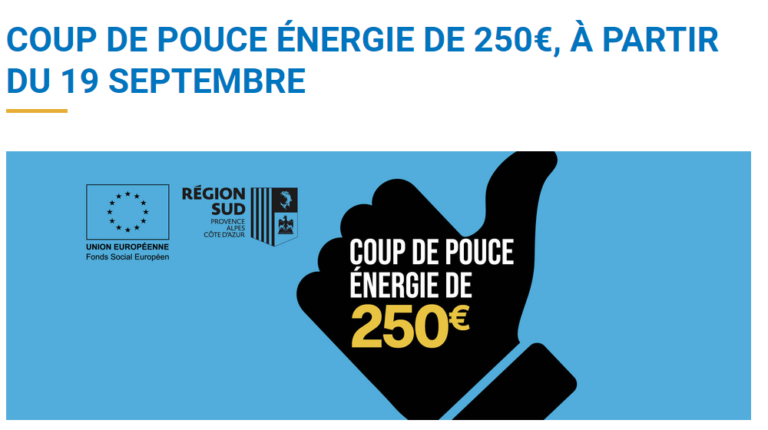 COUP DE POUCE ÉNERGIE À PARTIR DU 19 SEPTEMBRE 2023 - Site de la Mairie d'Ansouis